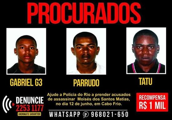 G1 Polícia Oferece R 1 Mil Por Foragidos Acusados De Homicídio Em