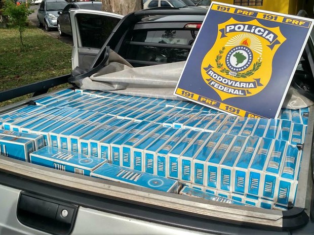 G1 Polícia Rodoviária Federal Apreende Cigarros Contrabandeados Na Br