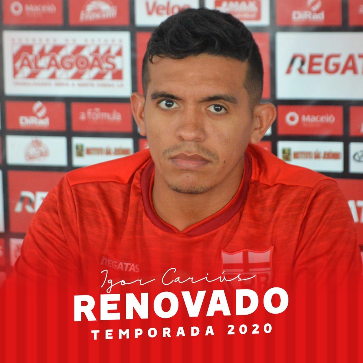 CRB confirma permanência do lateral Igor Cariús para a temporada 2020