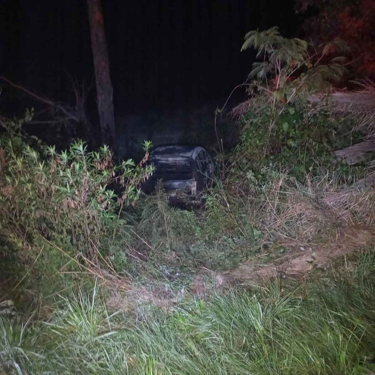 Homem é encontrado carbonizado dentro de carro na ERS 522 em Ijuí
