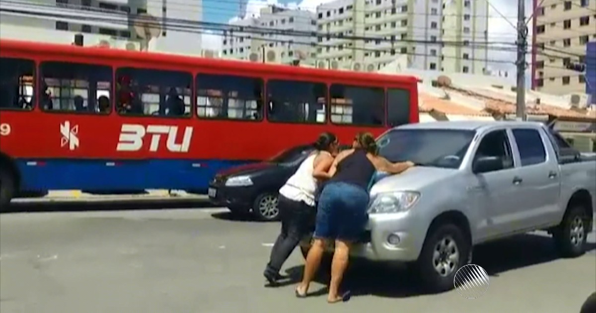 G1 Vídeo Mostra Briga De Trânsito Na Ba Que Quase Termina Em