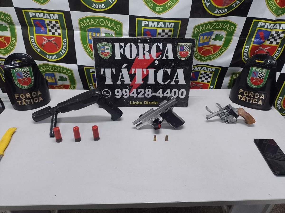 Homem morre e dois são baleados após trocarem tiros policiais durante perseguição em Manaus