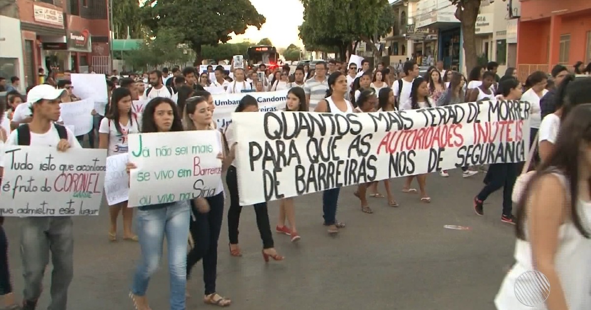 G1 - Alunos da Ufob protestam após morte de jovem em Barreiras, oeste ...