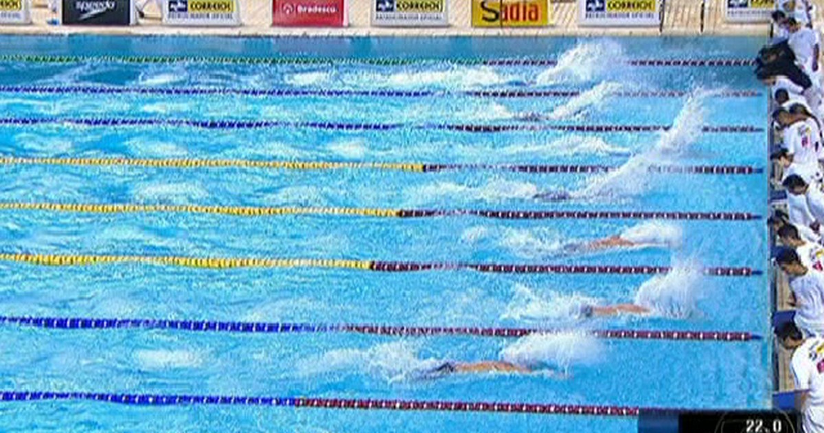 Jornal Nacional Cielo Faz Melhor Tempo Do Mundo Nos Metros Borboleta