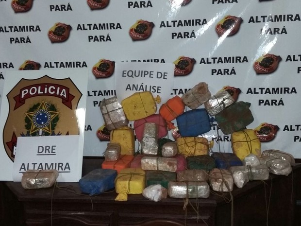G1 Polícia Federal Apreende 25 Quilos De Droga Em Brasil Novo Pa
