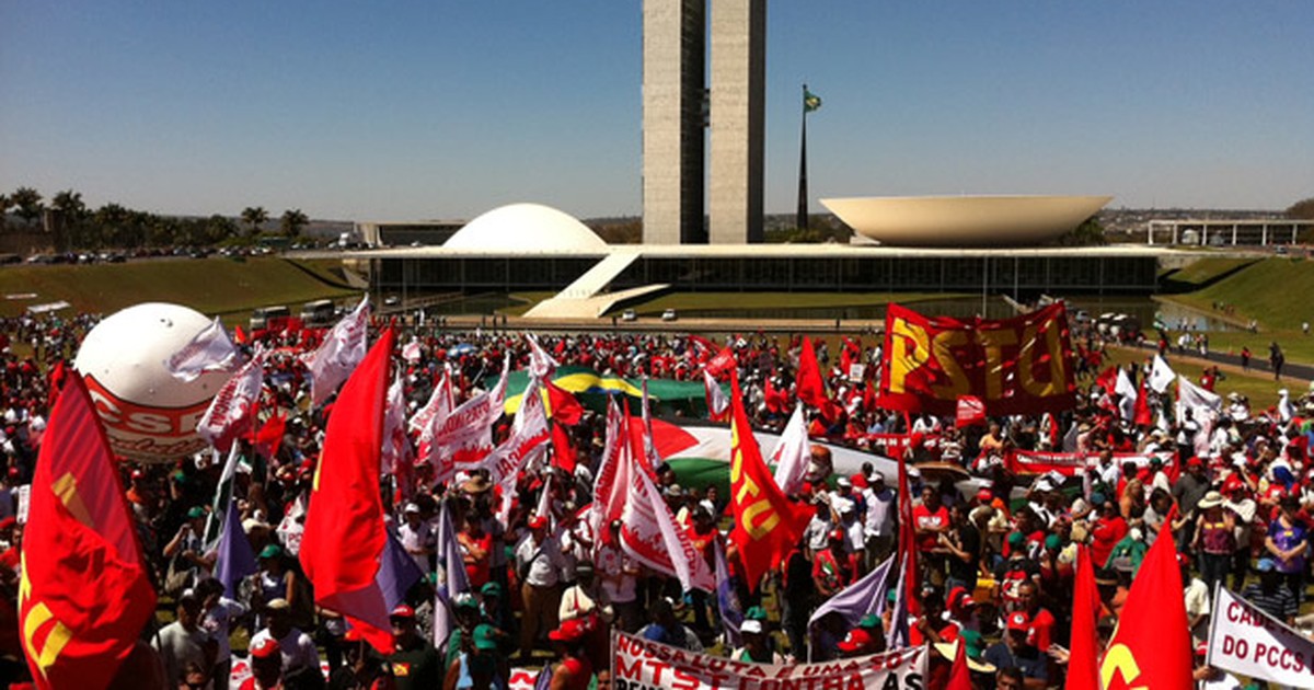 G1 Movimentos Sociais Se Unem Em Ato Em Brasília Notícias Em Política