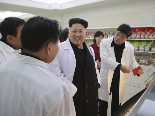 G1 - Líder da Coreia do Norte visita fábrica de alimentos para ... G1 - Líder da Coreia do Norte visita fábrica de alimentos para ...