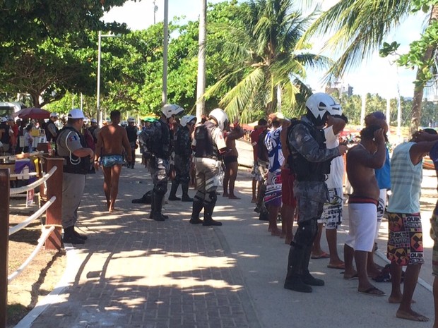 G1 Bptran E Radiopatrulha Deflagram Operação Na Orla De Maceió