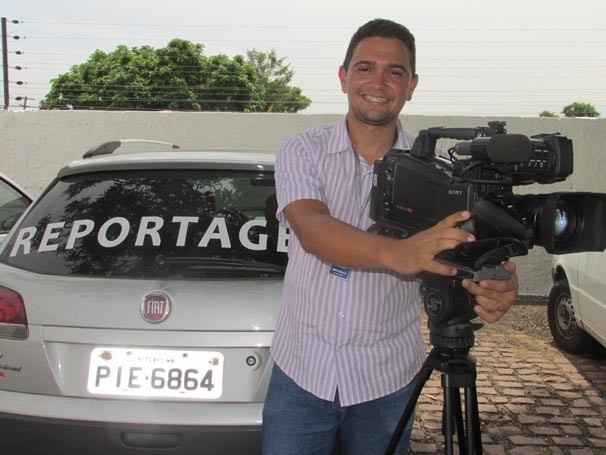 Rede Globo > redeclube - TV Clube envia o cinegrafista Elbert Ribeiro para intercâmbio no Globo Rio