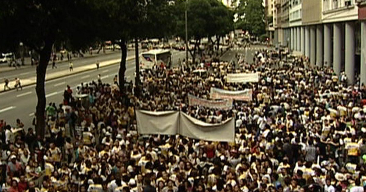 G1 Marcha para Jesus reúne milhares de fiéis no Centro do Rio