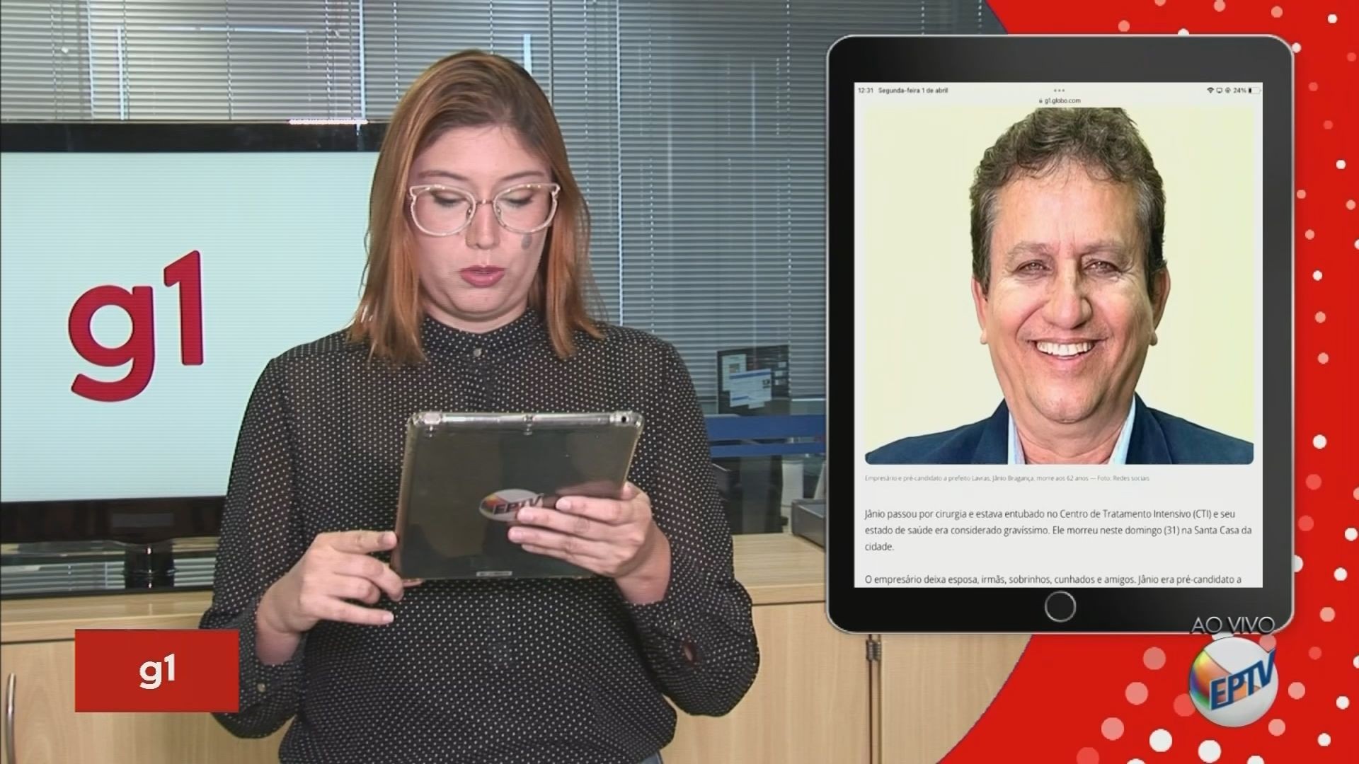 VÍDEOS EPTV 1 Sul de Minas de segunda feira 1º de abril Sul de