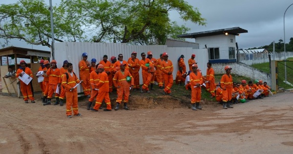 G1 - Trabalhadores de obra no Aeroporto de Manaus paralisam atividades - notícias em Amazonas