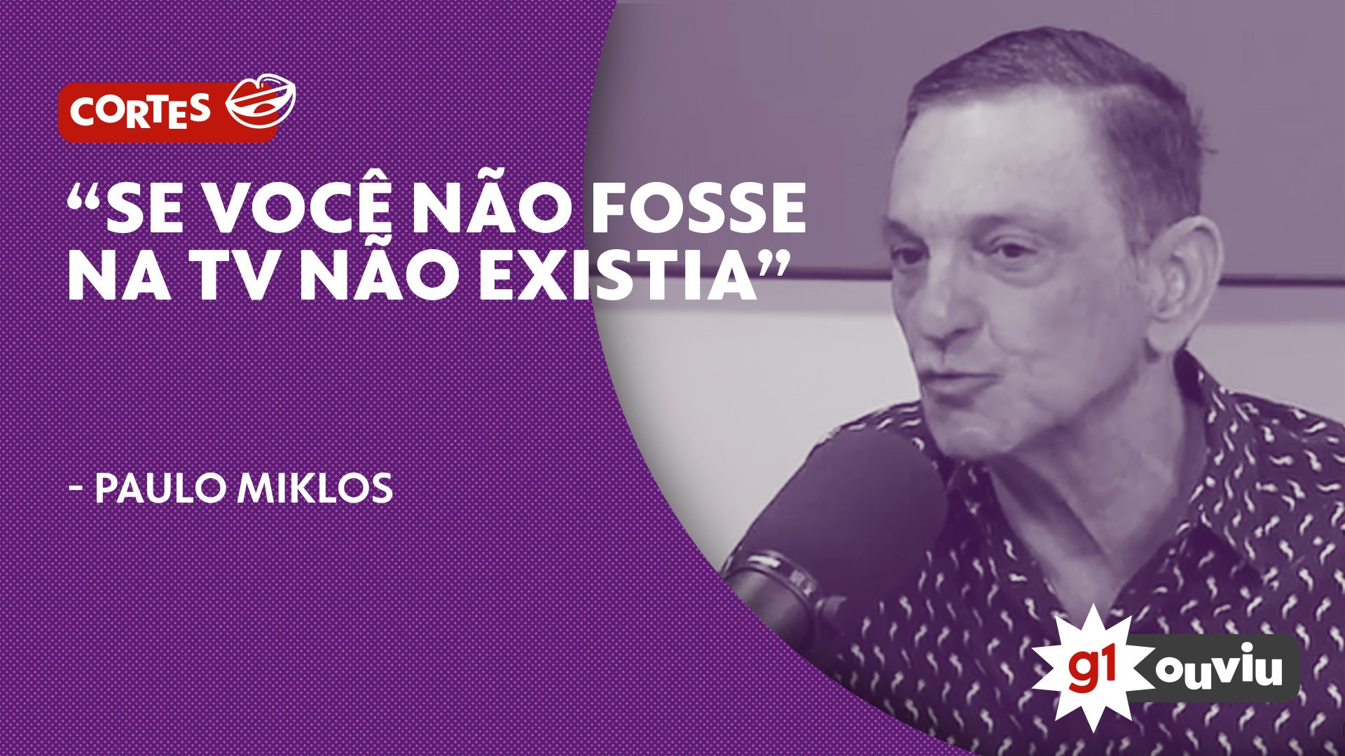 VÍDEOS: Paulo Miklos no g1 ouviu | Pop & Arte | G1
