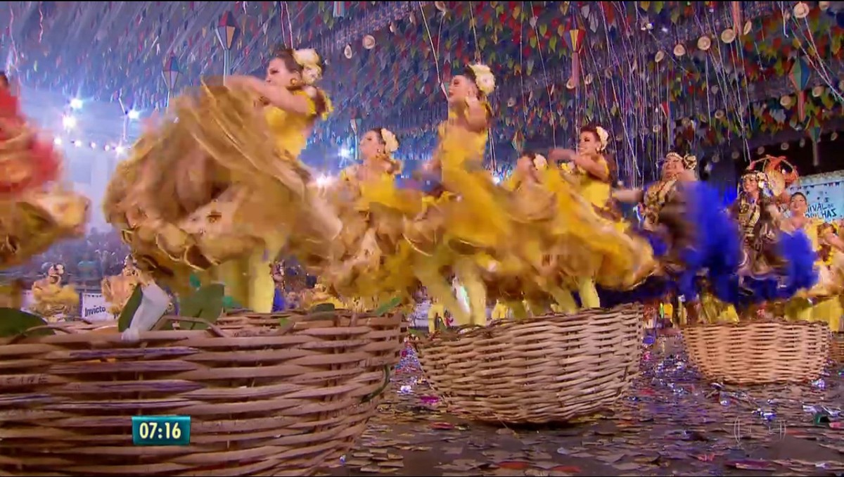 TVs Cabo Branco e Paraíba exibem Festival de Quadrilhas Juninas da Globo tvparaiba Rede Globo