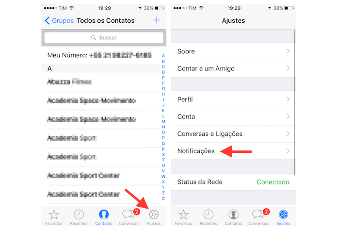 Como redefinir todos os ajustes de notificações do WhatsApp no iPhone ... Como redefinir todos os ajustes de notificações do WhatsApp no iPhone ...