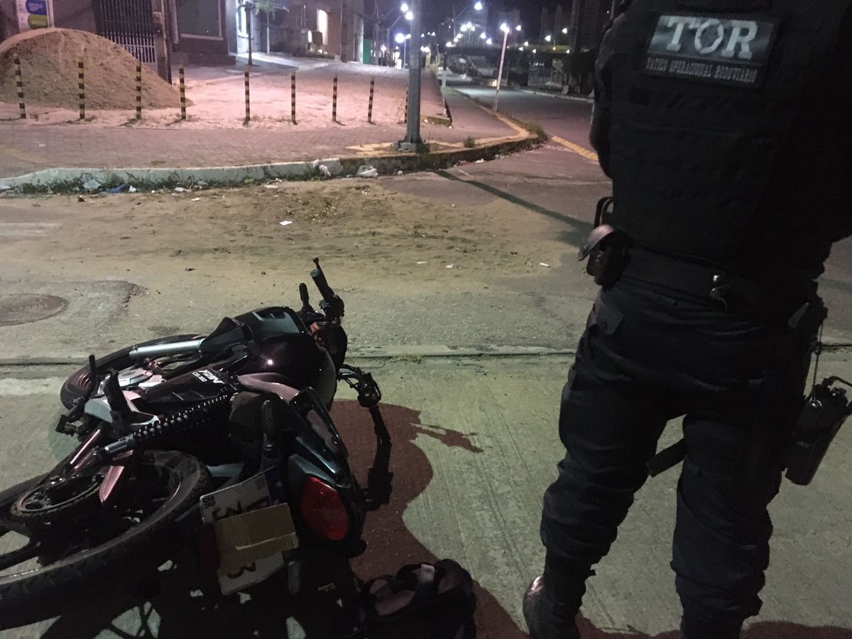 Polícia Rodoviária encerra rolezinho em Natal e apreende motos por