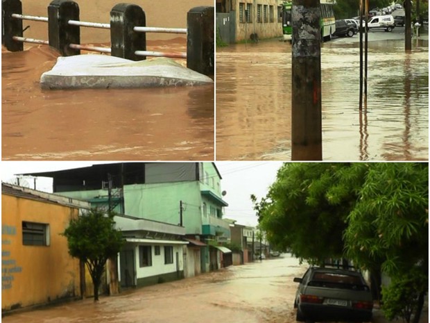 G1 Chuva De 30 Minutos Alaga Várias Ruas No Centro De São João Da Boa