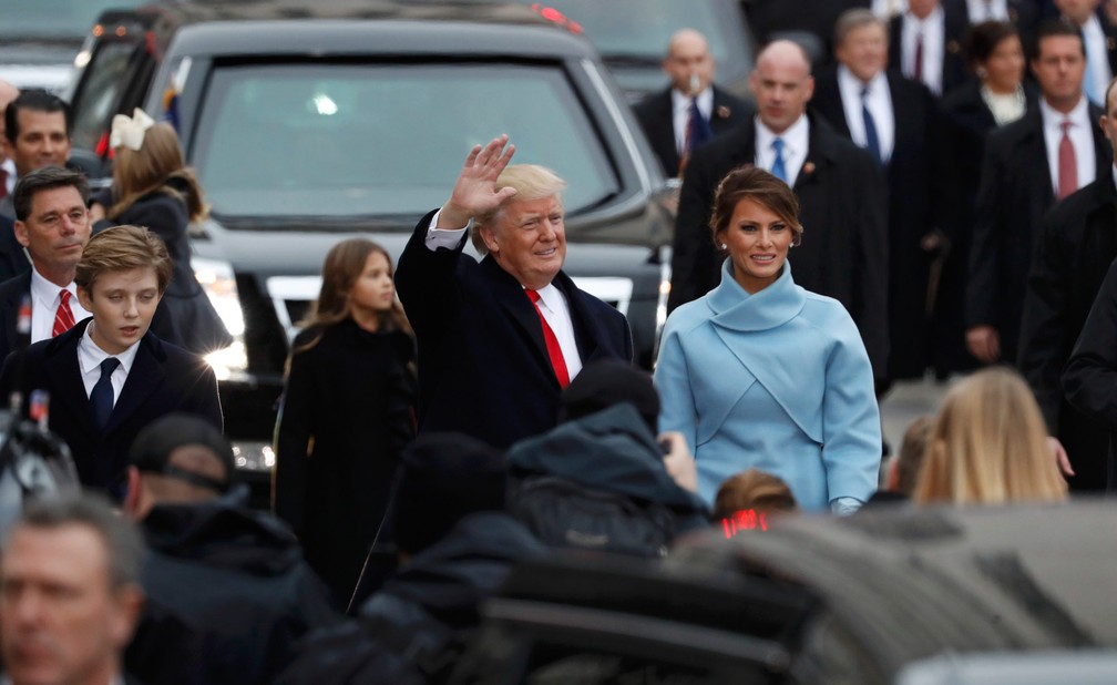 Posse De Donald Trump Como Presidente Dos Eua Fotos Mundo G1