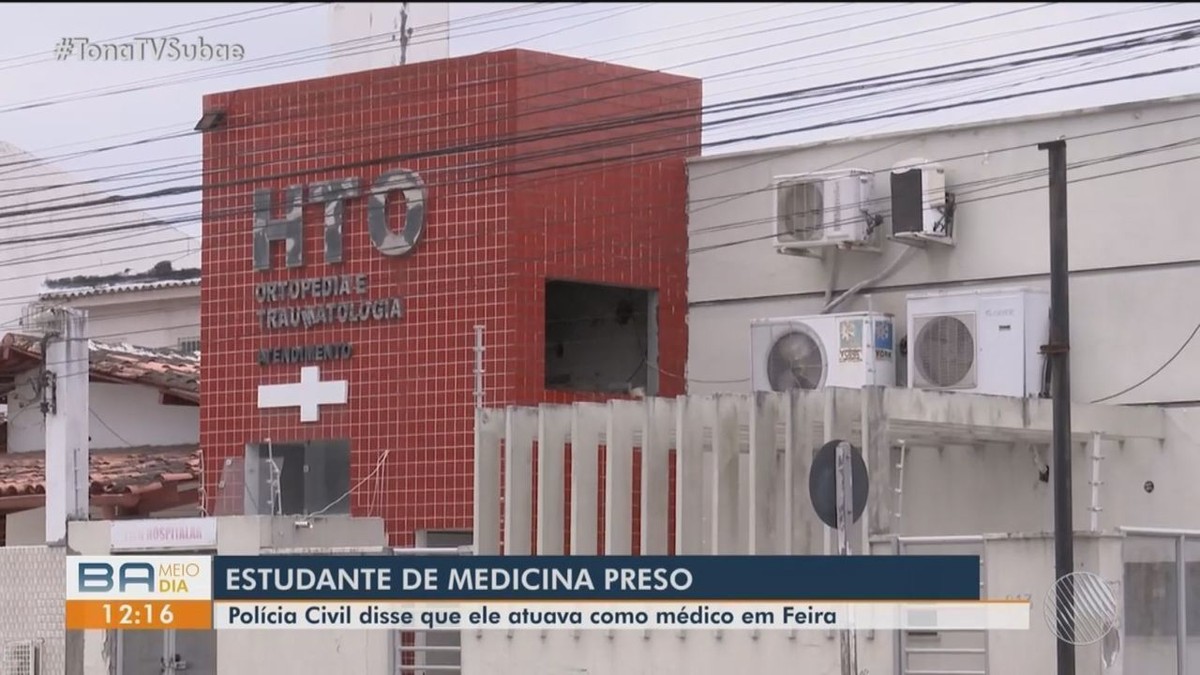 Estudante de medicina é preso por exercício ilegal da profissão na BA