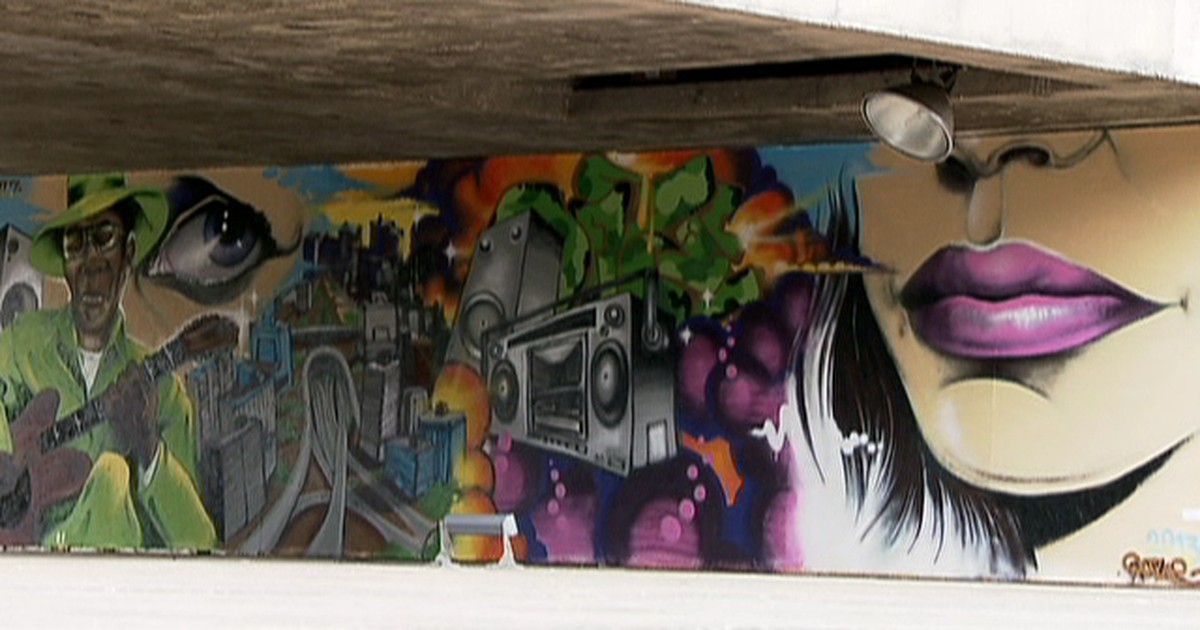 Jornal Hoje Bienal do Grafite reúne trabalho de 50 artistas de vários
