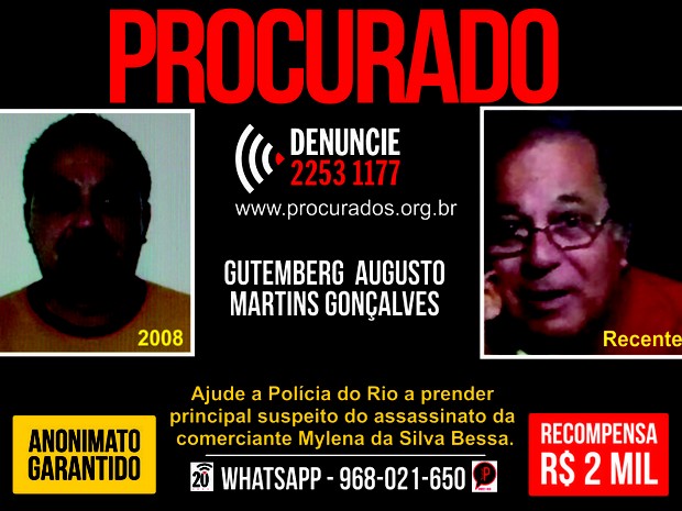 G1 Recompensa Por Suspeito De Matar A Ex Mulher Em Niterói Vale R 2