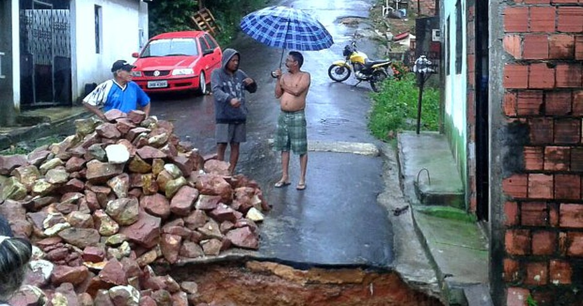 G1 Defesa Civil Registra Desabamento De Casa E Pontes Durante Chuva