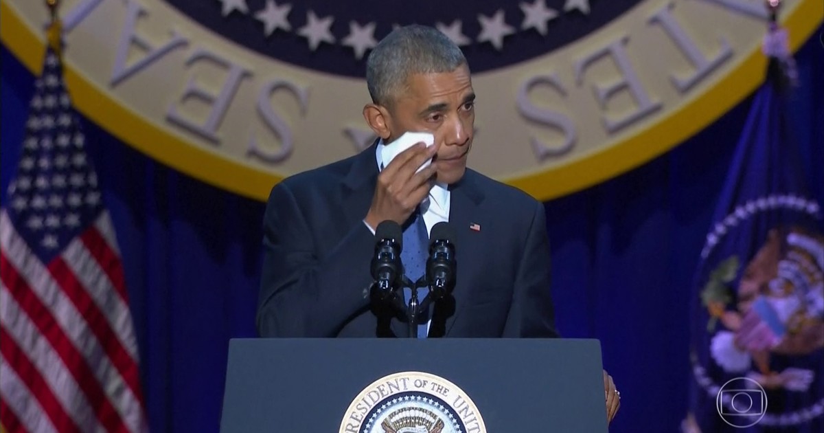 Jornal Hoje Barack Obama Faz último Discurso E Se Despede Da