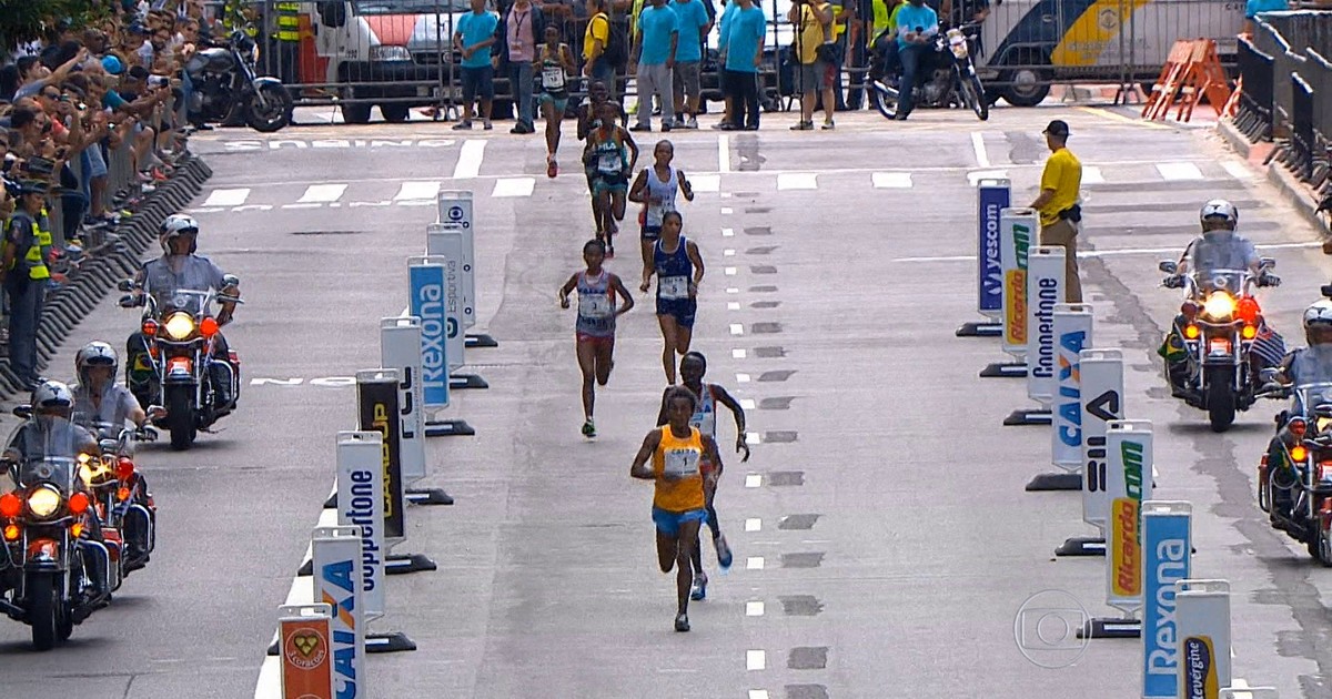 Jornal Nacional - Atletas africanos dominam a 91ª edição da Corrida de ...