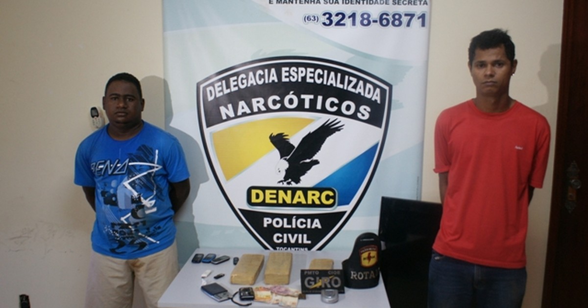 G1 Dois Homens São Presos Por Tráfico De Drogas Em Palmas Notícias