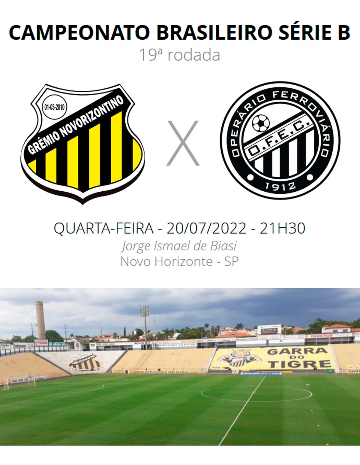Novorizontino x Operário PR veja onde assistir escalações desfalques e arbitragem