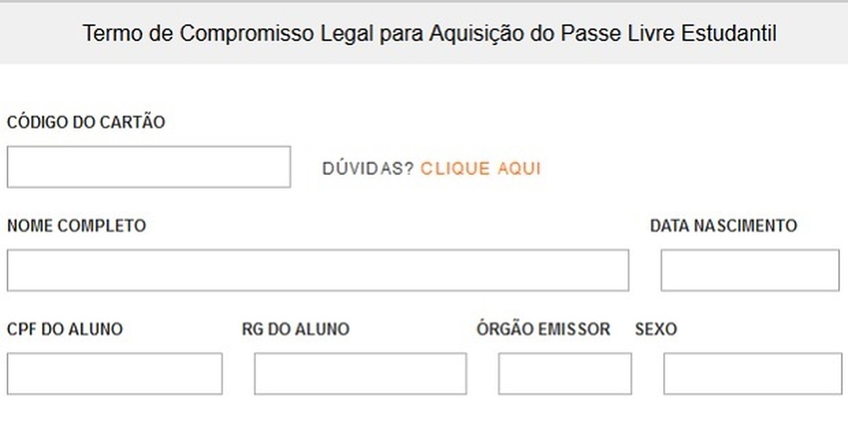 G1 - DFTrans disponibiliza formulário do Passe Livre na web; veja como pedir - notícias em ...