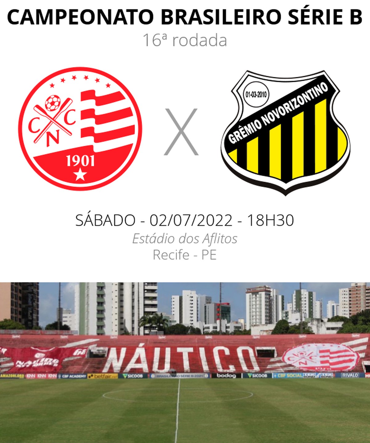 Náutico x Novorizontino veja onde assistir ao vivo escalações