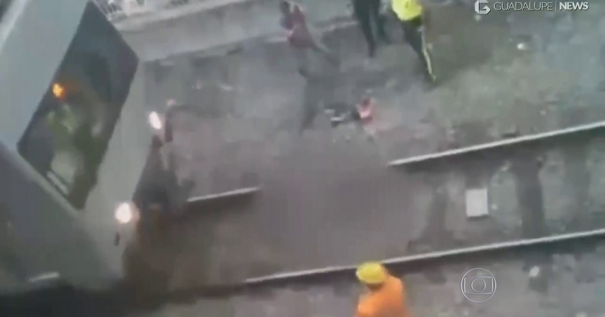 G1 Imagens Mostram Corpo Sendo Atropelado Por Trem Em Madureira
