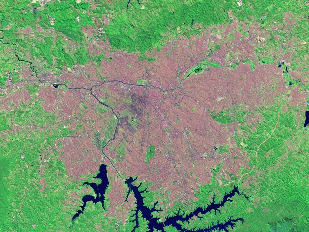 G1 - Fotos da Nasa mostram crescimento da região metropolitana de SP ... G1 - Fotos da Nasa mostram crescimento da região metropolitana de SP ...