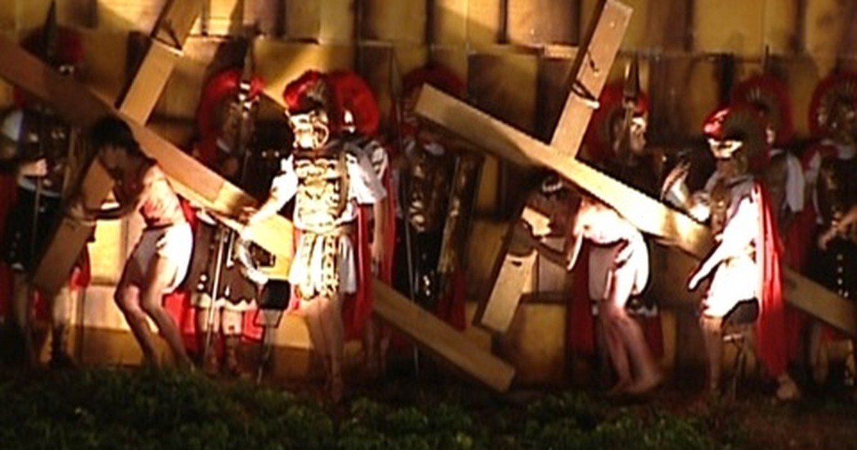 G1 Encenação Da Paixão De Cristo Reúne Milhares De Pessoas Na Grande
