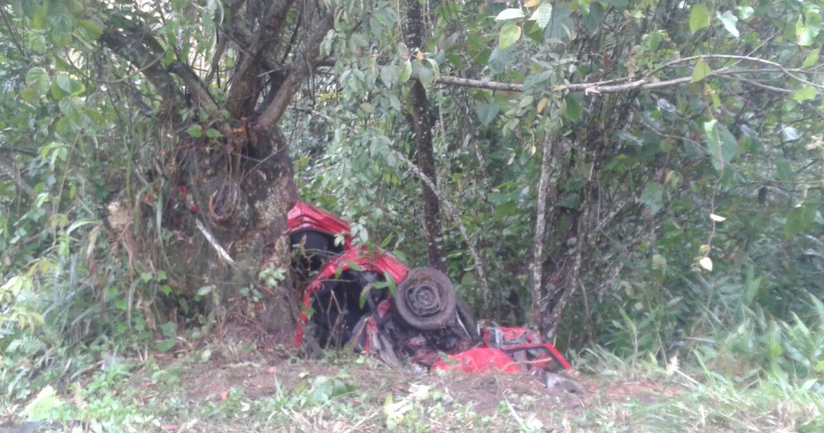 G1 - Acidente mata dois e deixa quatro feridos na BR-280, em Araquari - notícias em Santa Catarina