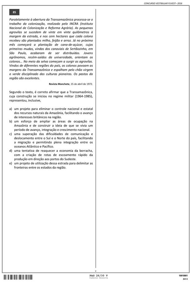 G1 Gabarito Da Fuvest 2016 é Divulgado Notícias Em Educação