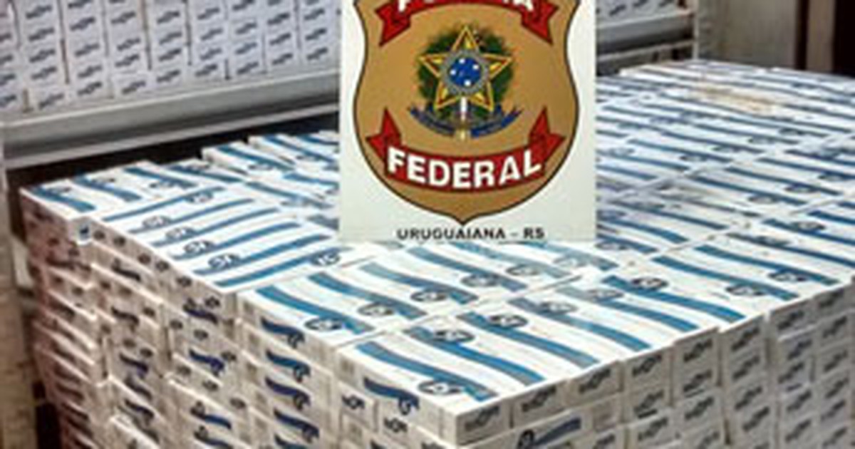 G1 Pf Apreende Quase 28 Mil Maços De Cigarros Contrabandeados No Rs