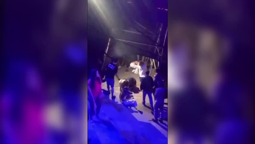 VÍDEOS: rampa desaba e deixa feridos em festival de música em Goiânia | Goiás | G1
