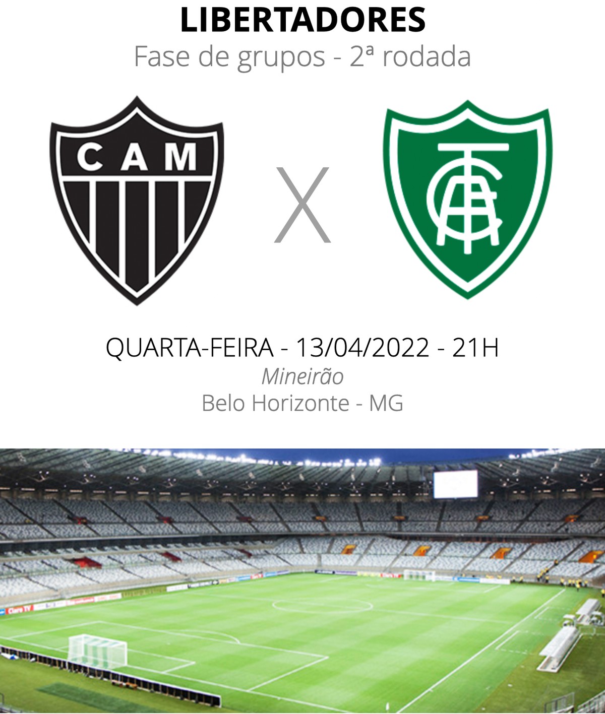 Atlético Mg X América Mg Veja Onde Assistir Escalações Desfalques E