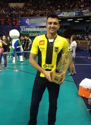 Feliz, Bruno Canuto celebra prêmio individual na Superliga: 'abre ...