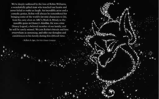 Disney faz tributo comovente a Robin Williams - Monet | Filmes