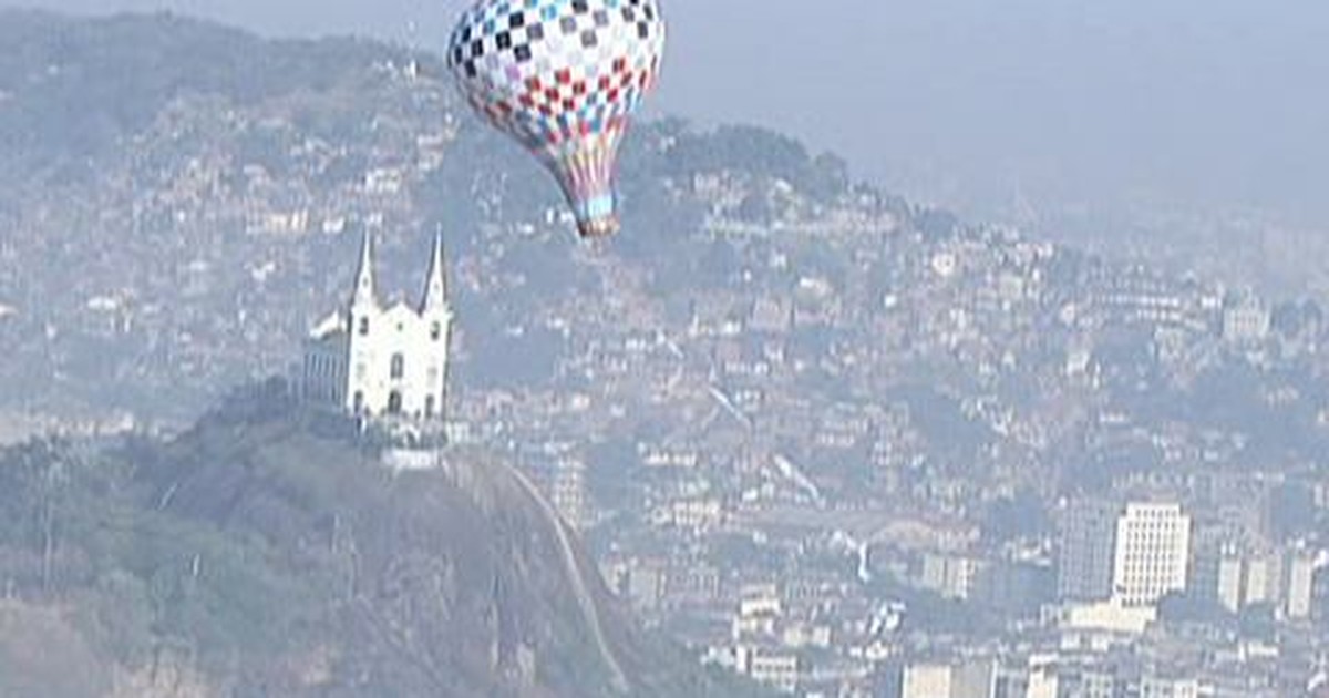G1 - Imagem mostra balão sobrevoando o subúrbio do Rio - notícias em ...
