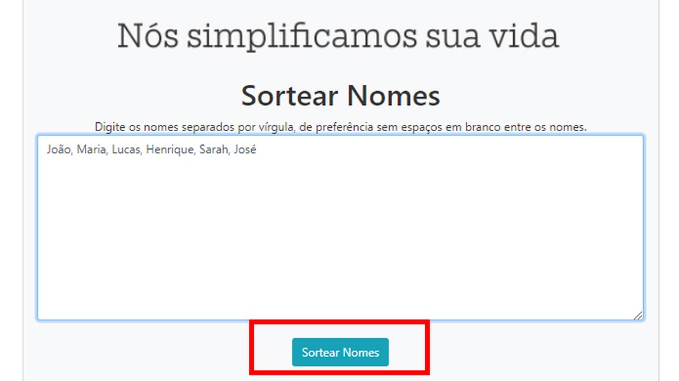 Site para sortear: como usar o Sorteador.top | Produtividade | TechTudo