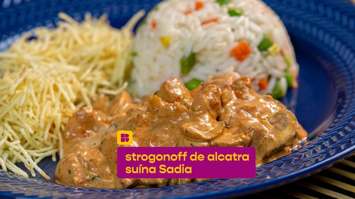 Strogonoff de alcatra suína | Receitas Sadia | Receitas