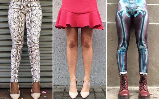 Da cintura para baixo: fashionista registra as pernas mais estilosas de ...