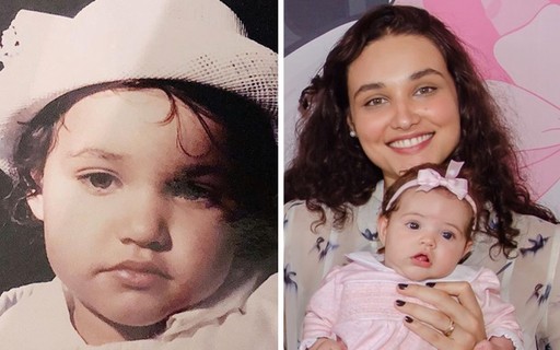 Débora Nascimento posta foto bebê e semelhança com a filha, Bella ...