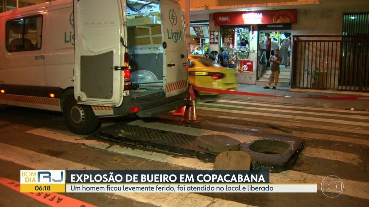 Explosão em bueiro interdita trecho de rua em Ipanema, Zona Sul do Rio ...