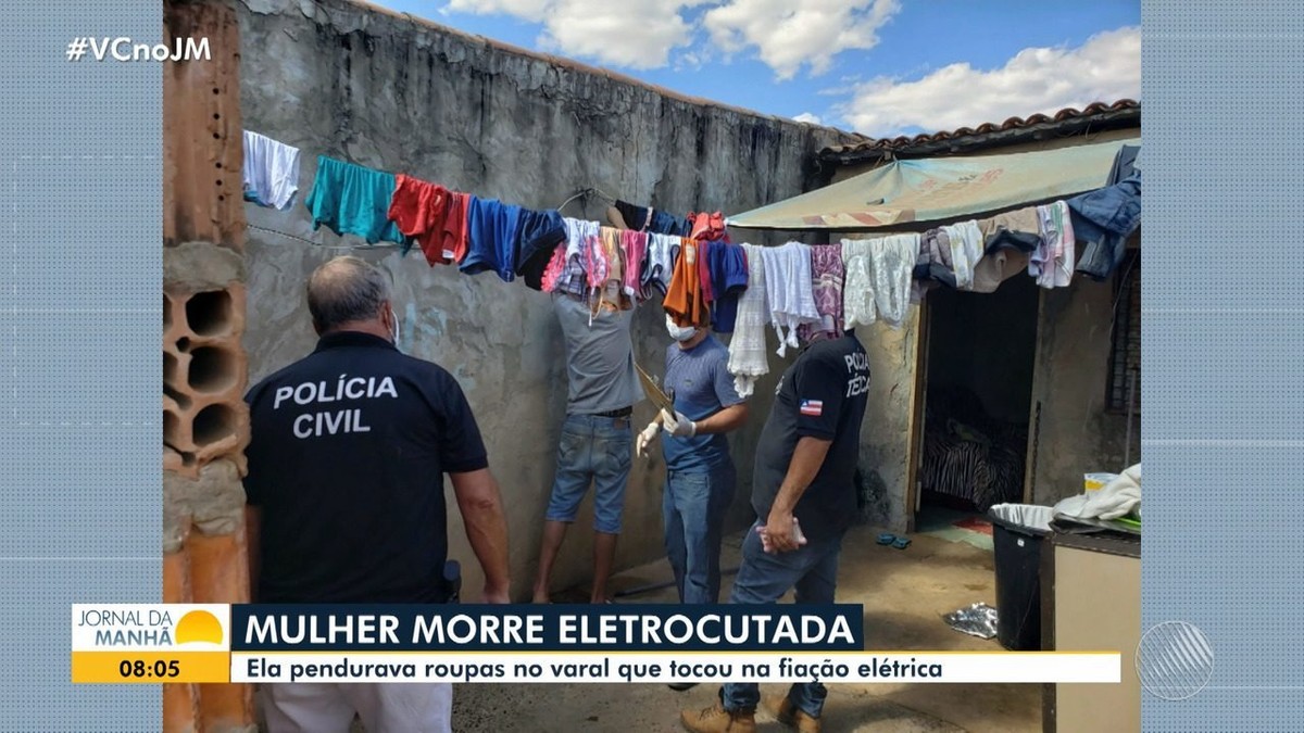 Dona De Casa Morre Após Receber Descarga Elétrica Enquanto Estendia