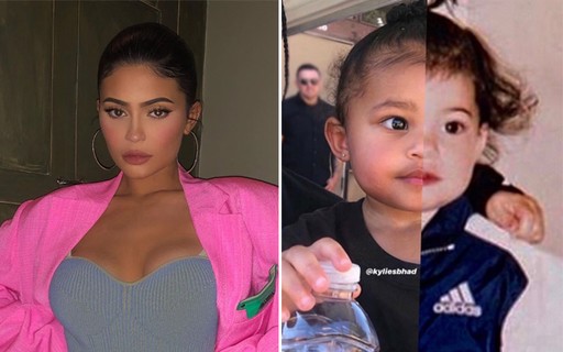 Parecidas? Kylie Jenner compara foto de infância com a da filha na web ... Parecidas? Kylie Jenner compara foto de infância com a da filha na web ...